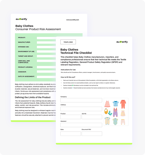 Baby Clothes Compliance Pack – Risk Assessment & Technical Checklist ...