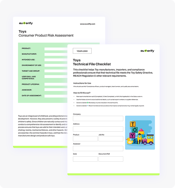 Toy Compliance Pack – EU & UK Safety Risk Assessment & Checklist – Euverify
