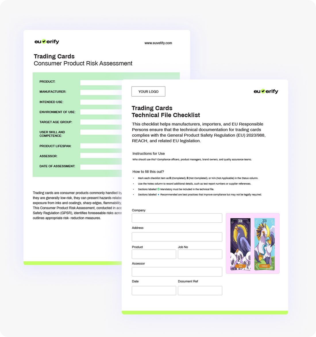 Trading Cards Compliance EU & UK | GPSR Risk Assessment & Technical ...